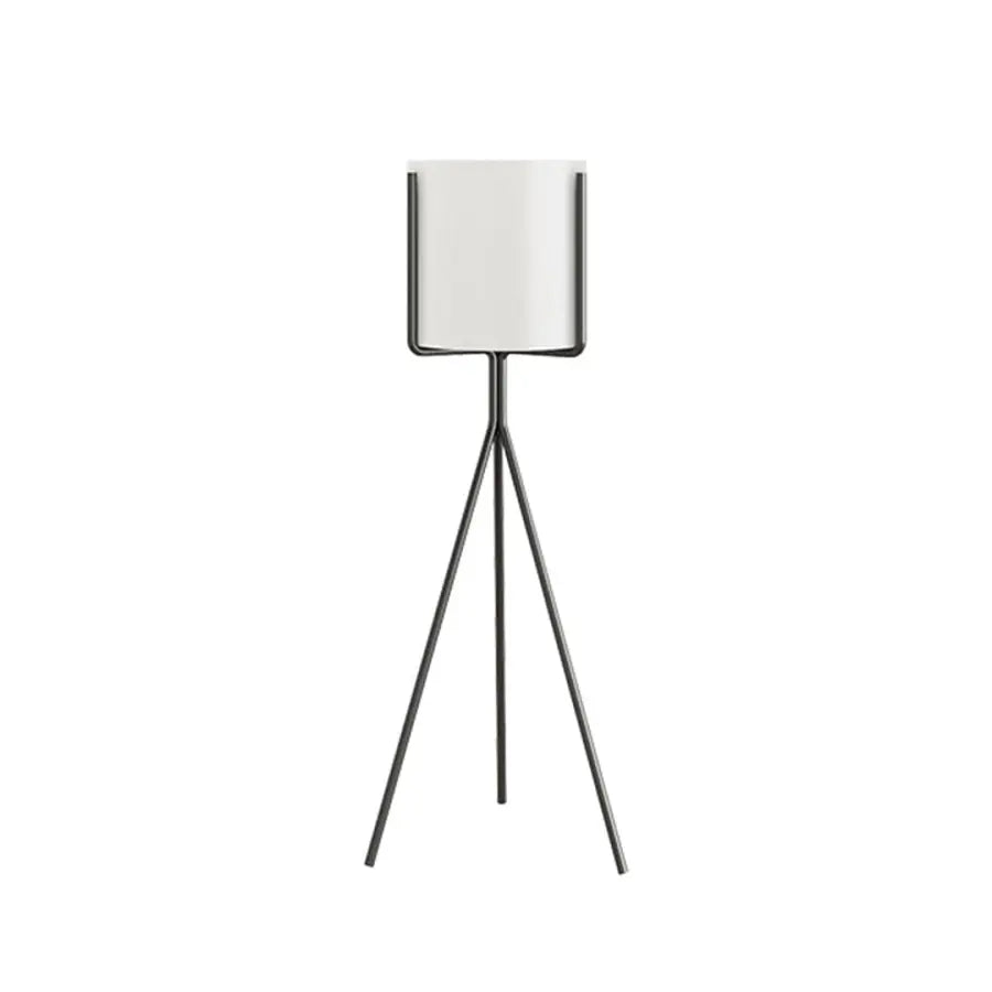 70cm Black & White Tripod Plant Stand - Elegant & Durable Space-Saving ...