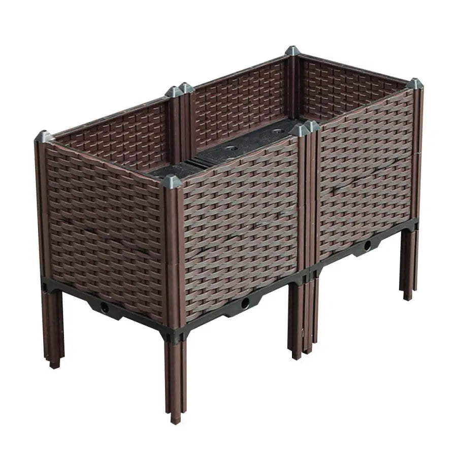 80cm Raised Deep Planter Box - Self-Watering & Lightweight — Green My Space